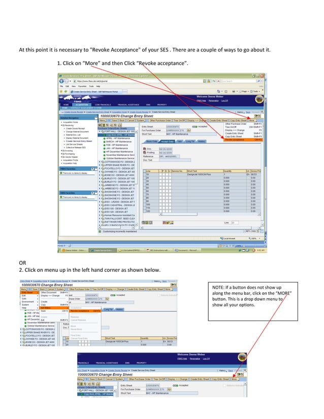 SERVICE ENTRY SHEET IN SAP MATERIAL MANAGEMENT.pdf