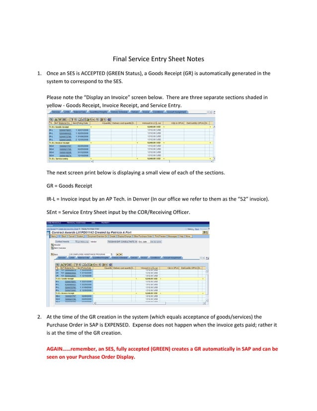 SERVICE ENTRY SHEET IN SAP MATERIAL MANAGEMENT.pdf