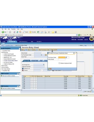 SERVICE ENTRY SHEET IN SAP MATERIAL MANAGEMENT.pdf