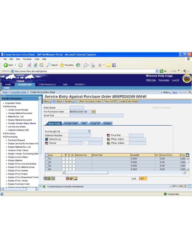 SERVICE ENTRY SHEET IN SAP MATERIAL MANAGEMENT.pdf