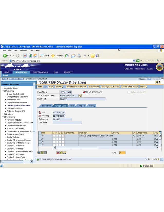 SERVICE ENTRY SHEET IN SAP MATERIAL MANAGEMENT.pdf