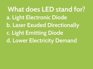 SimplEnergy Solutions LED Q&A | PPT