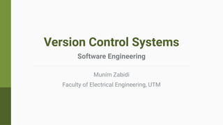 Version Control Systems Software Engineering | PDF