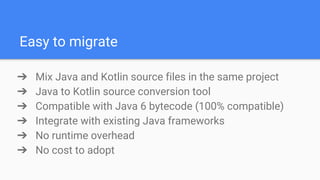 JavaOne 2016 - Kotlin: The Language of The Future For JVM? | PPT