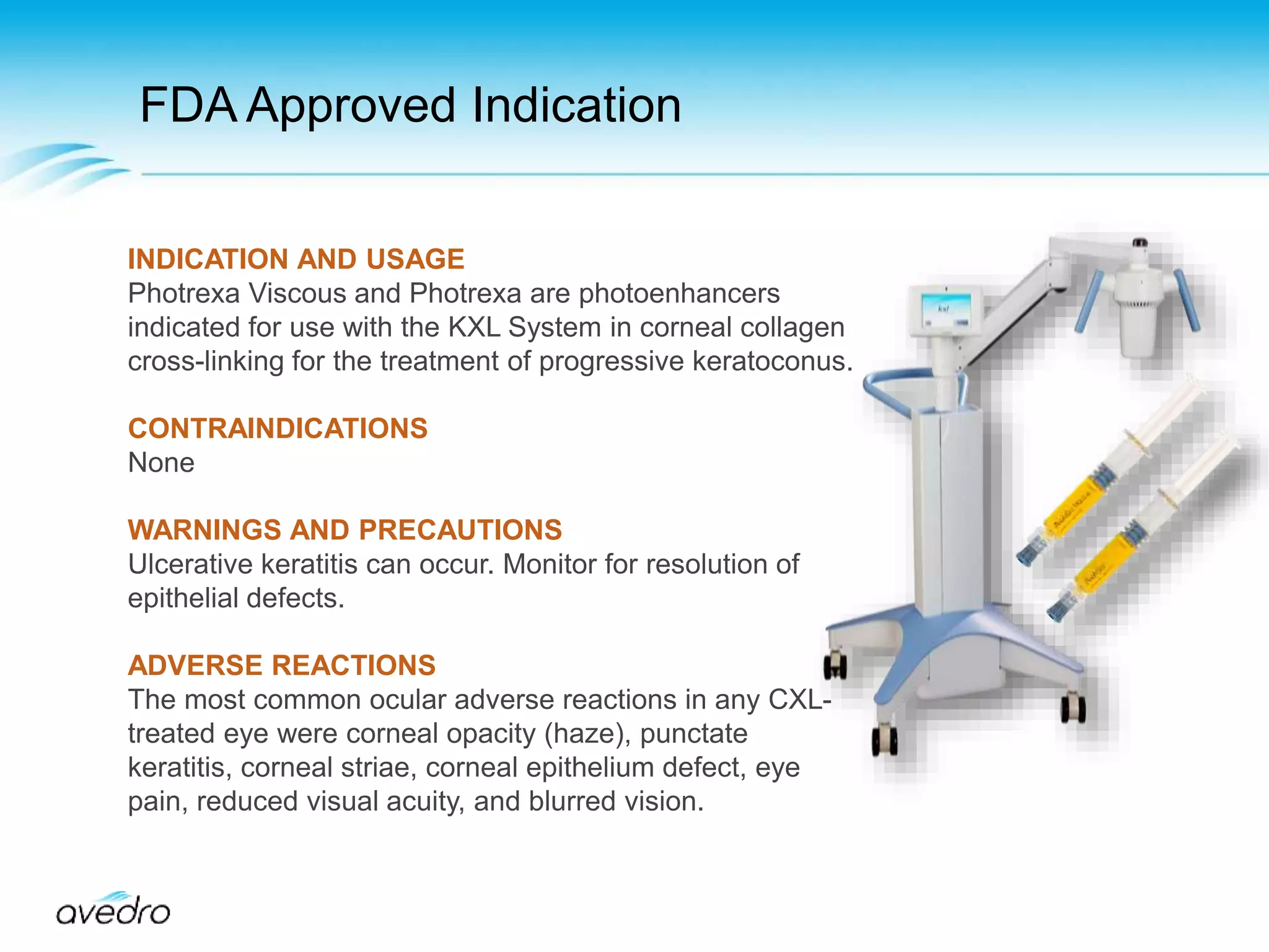 OPHTHALMOLOGY INNOVATION SHOWCASE - Avedro | PPT