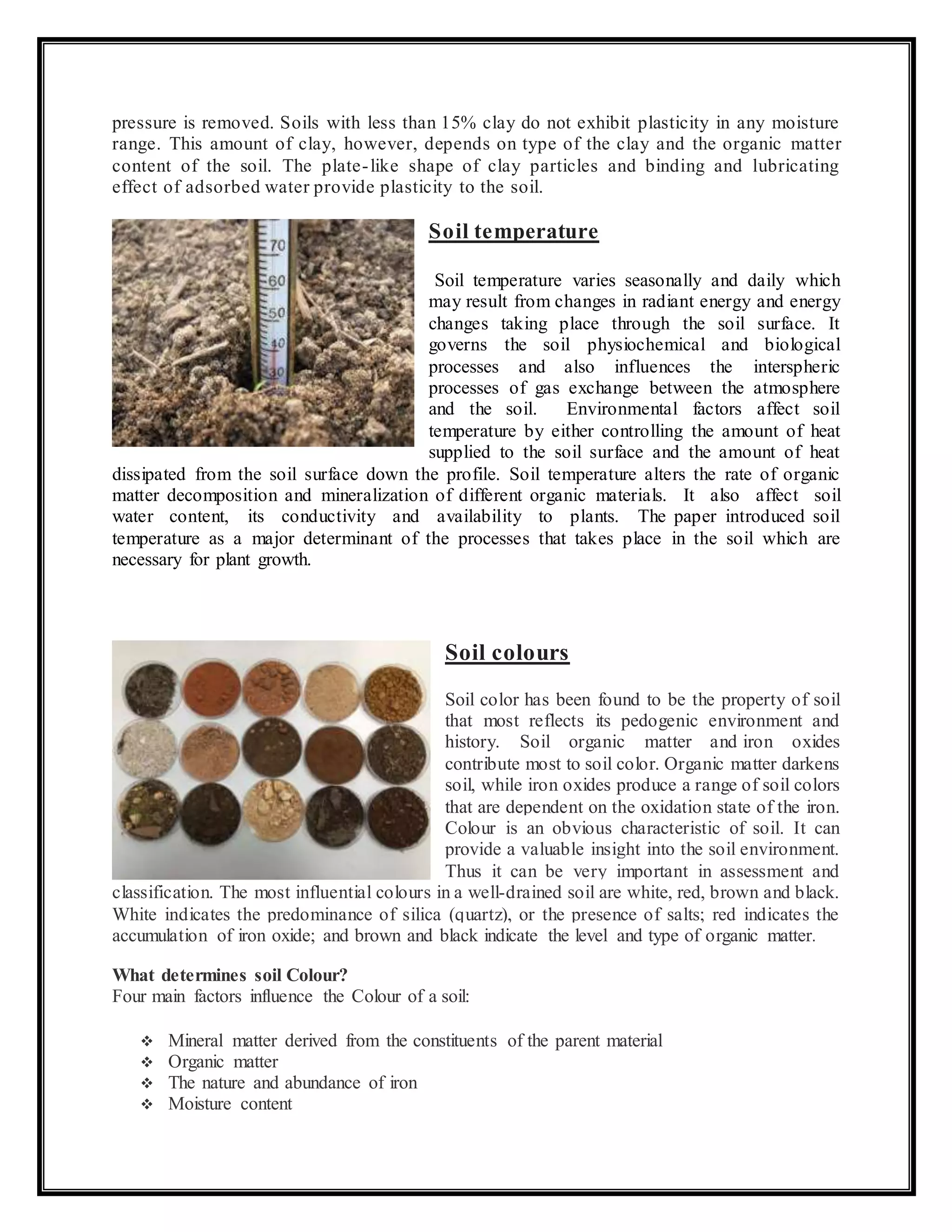 physical properties of soil | DOCX