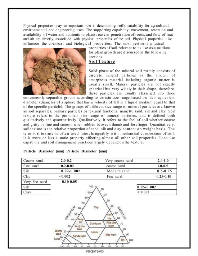 physical properties of soil | DOCX