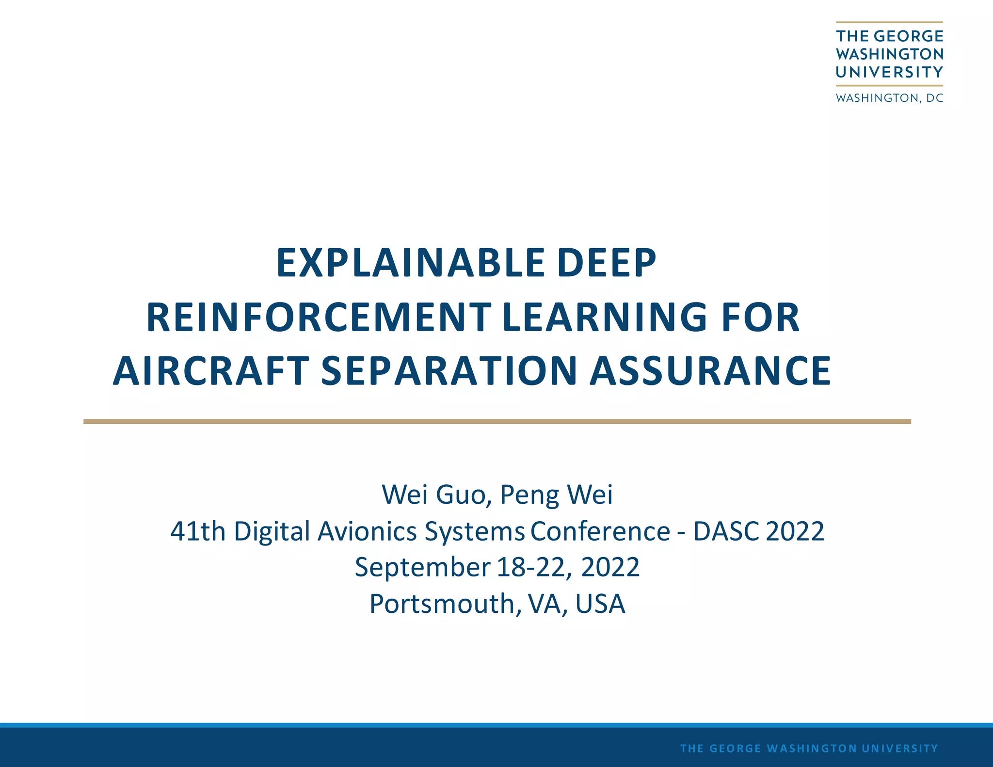 Explainable Deep Reinforcement Learning for Aircraft Separation ...