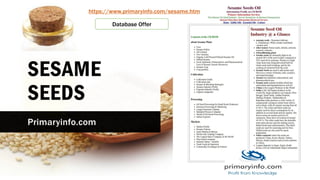 Sesame seeds | PDF