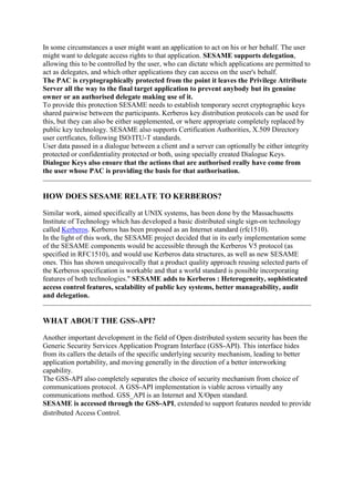 Sesame in a nutshell | PDF