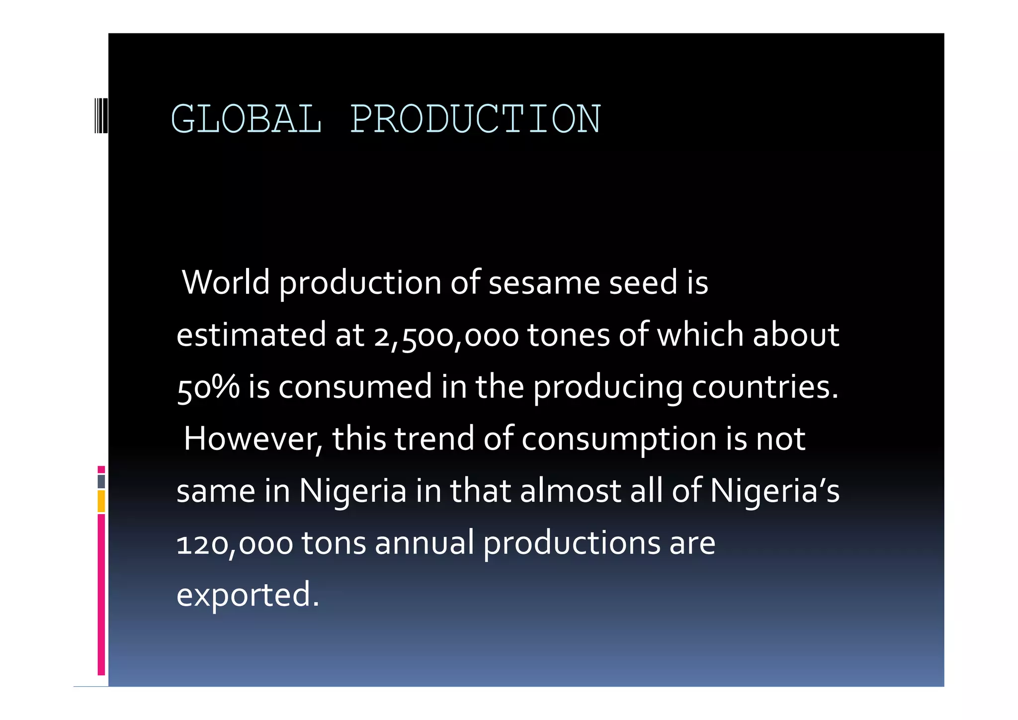 Sesame seed oil production process..ppt [compatibility m | PDF