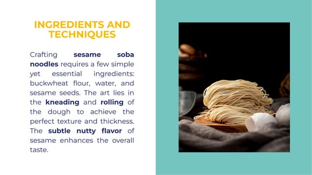 Sesame Soba Noodles | PPT