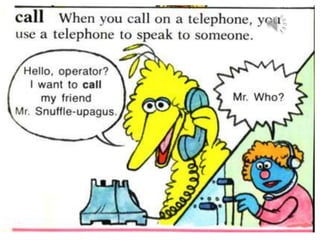 Sesame street dictionary | PPTX