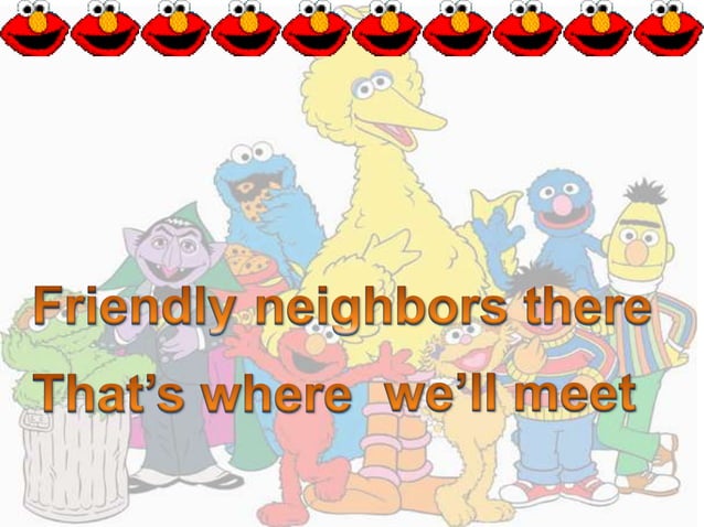Sesame street karaoke | PPSX