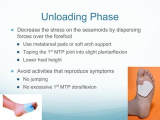 Sesamoiditis: Cause and Treatment | PDF