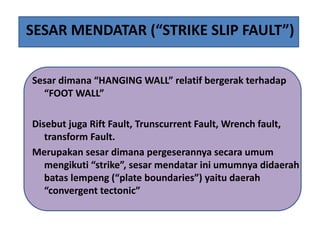 sesar mendatar beserta aplikasi dan jenisnya.ppt