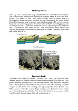 Sesar atau fault | PDF
