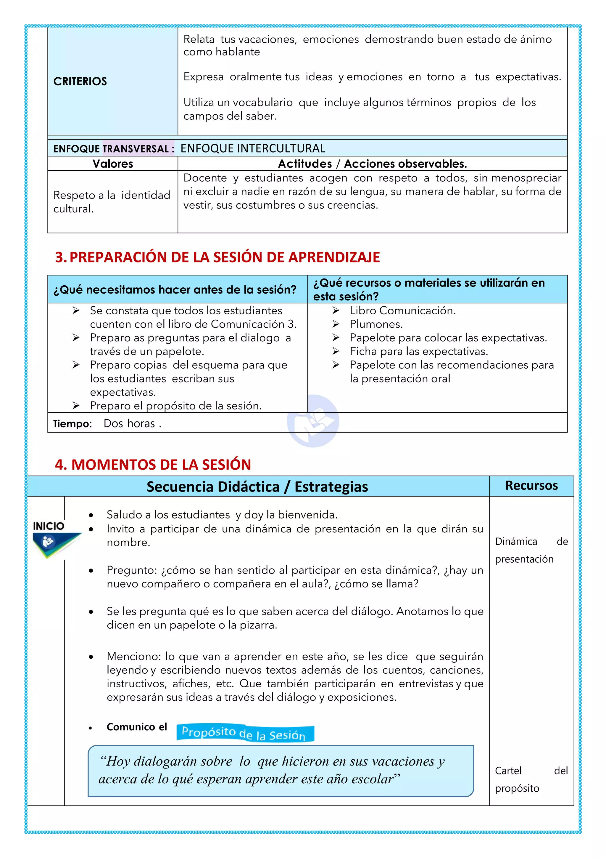 Modelo de sesion de aprendizaje 2023 | PDF Modelo de sesion de aprendizaje 2023 | PDF