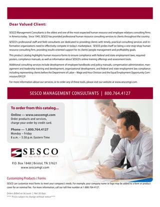SESCO Products Catalog | PDF