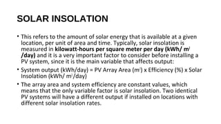 SOLAR ENERGY TECHNOLOGY | PPT