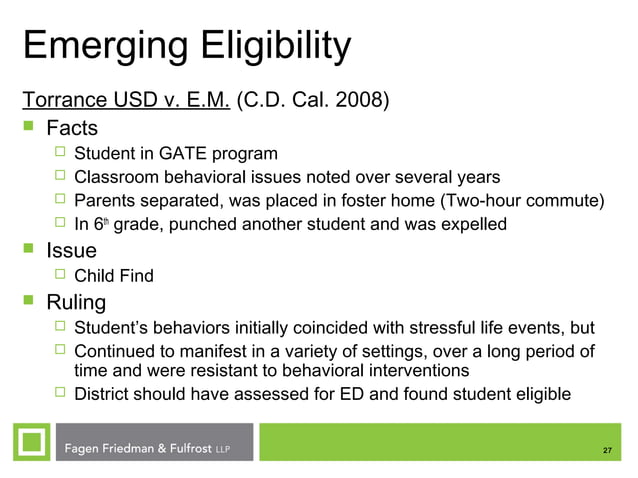 SES Fall 2012 The Shifting Categories of ED, OHI and SLD | PPT