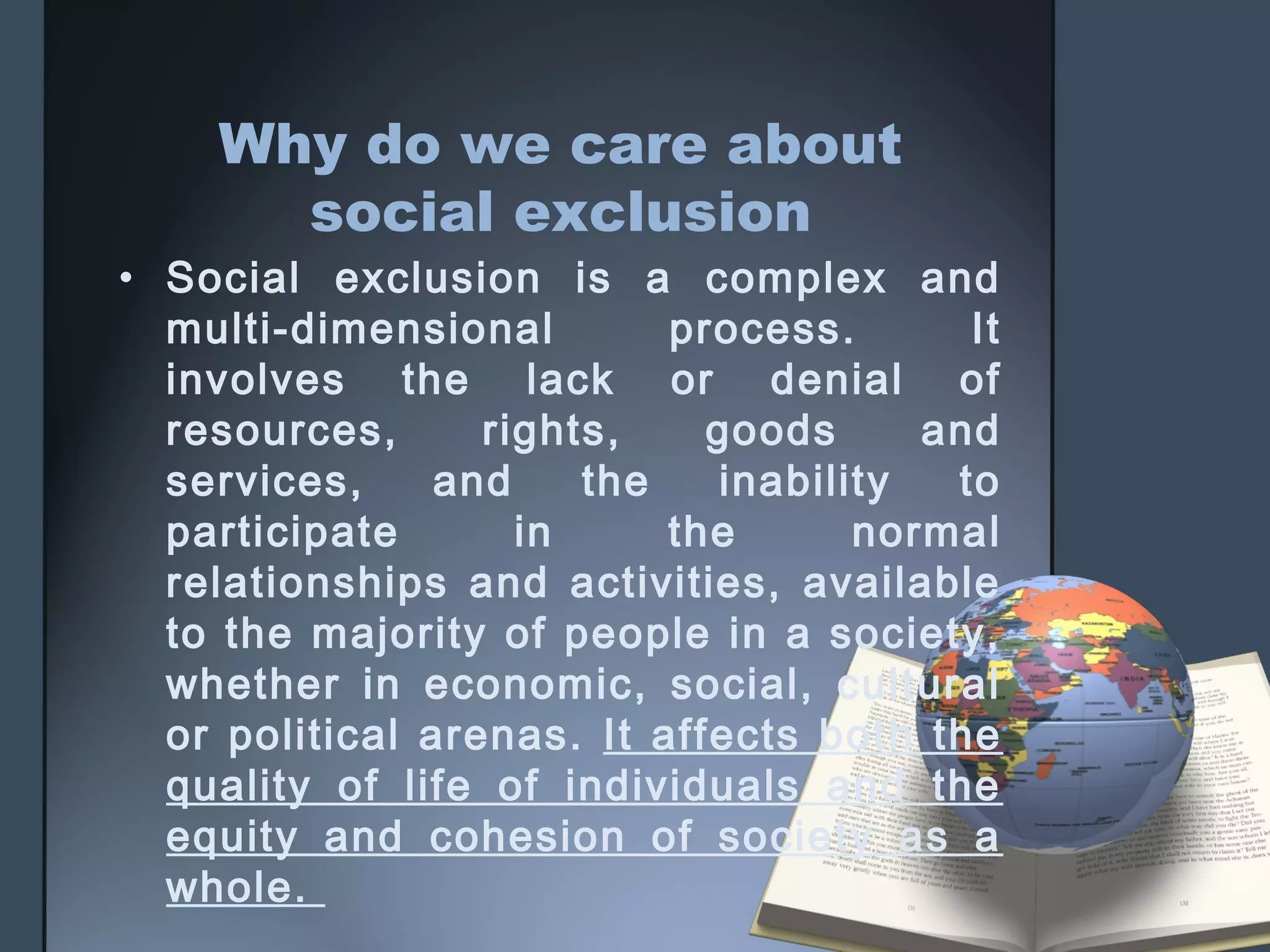 SOCIAL EXCLUSION AND INCLUSIVE POLICY IN INDIA - Dr.R.Dakshinamurthy ...