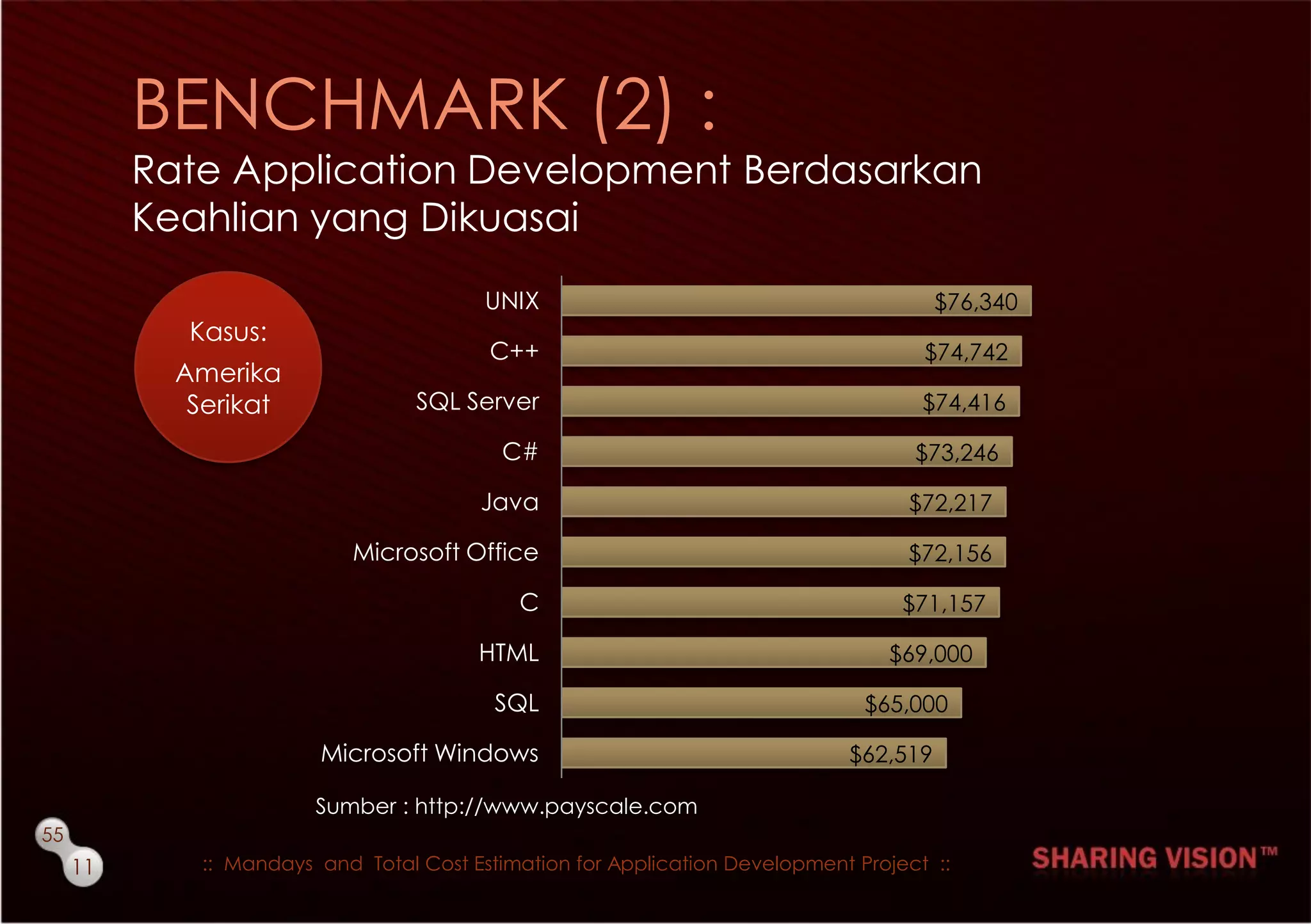 Mandays Dan Total Cost Estimation For Application Development Project | PDF