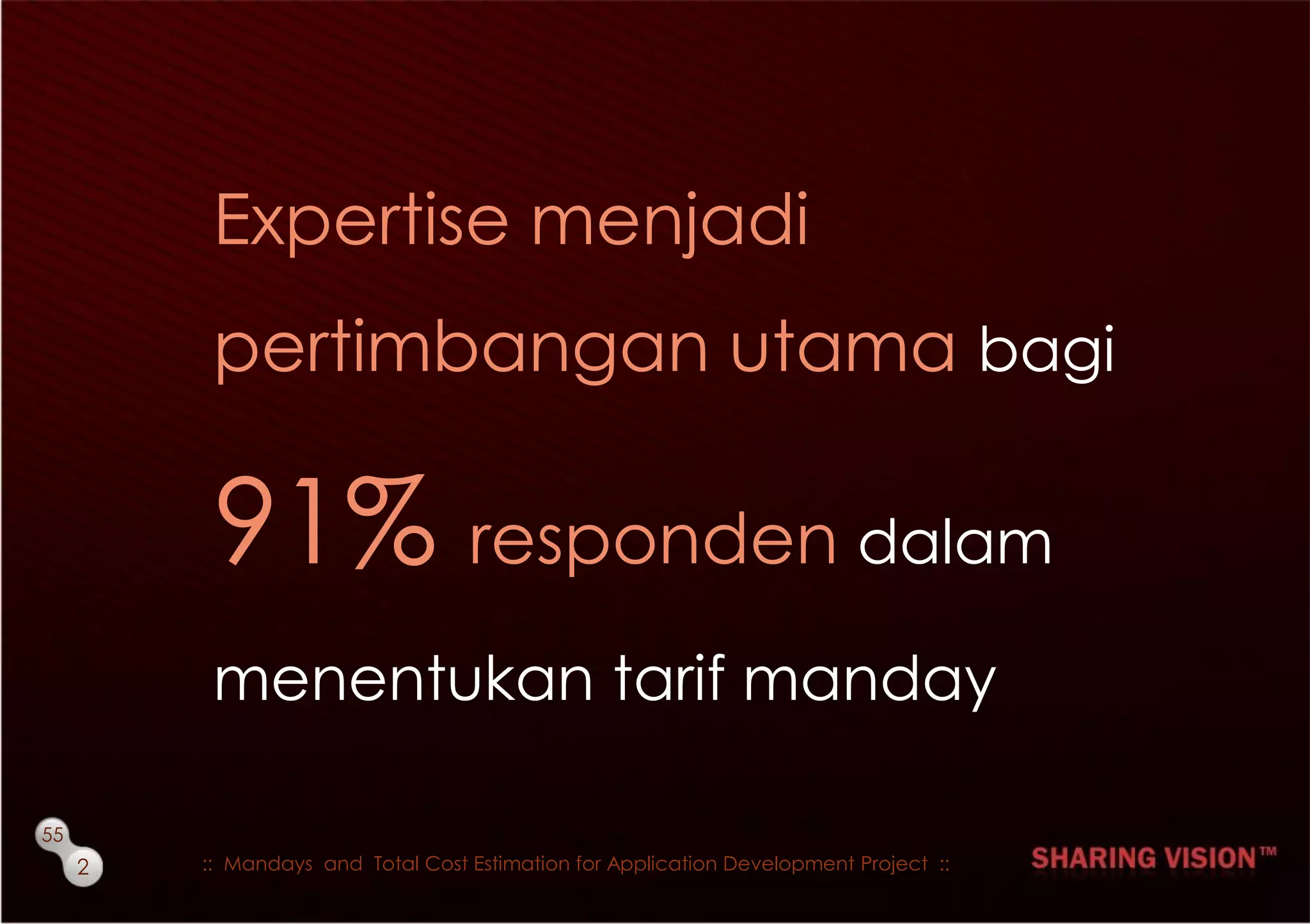 Mandays Dan Total Cost Estimation For Application Development Project | PDF