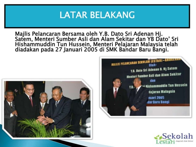 pengenalan sekolah lestari | PPT