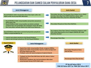 2018-05-03 Percepatan Penyaluran Dana Desa | PDF