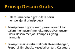 Prinsip Dasar Desain bagi desainer grafis | PPTX
