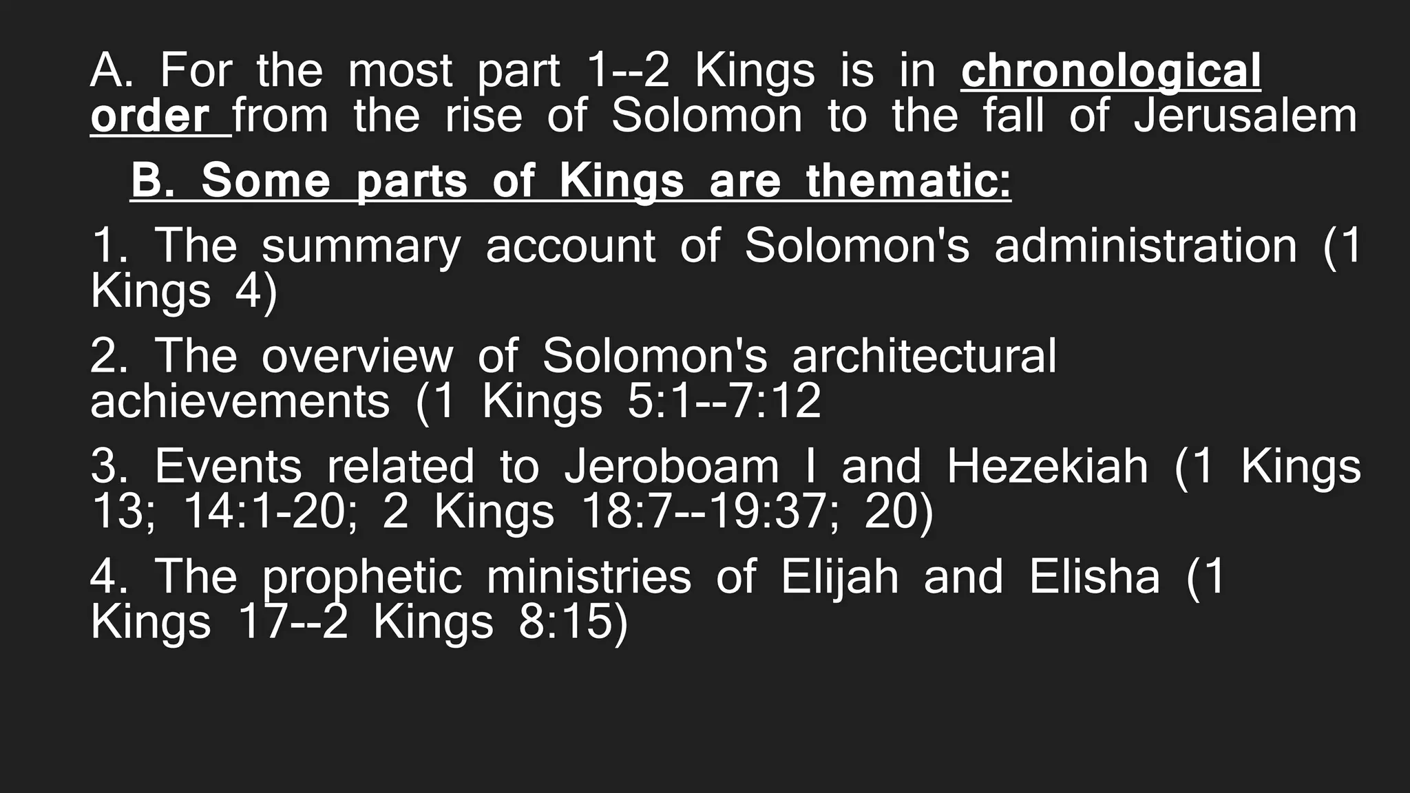 Sesi 10. Kitab Raja-Raja dan figur Salomo dan proyek mercusuar kerajaan ...