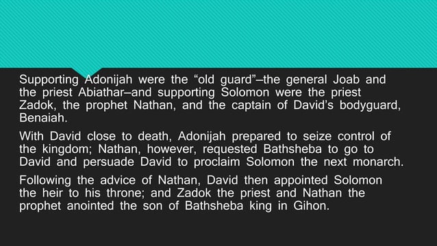 Sesi 10. Kitab Raja-Raja dan figur Salomo dan proyek mercusuar kerajaan ...