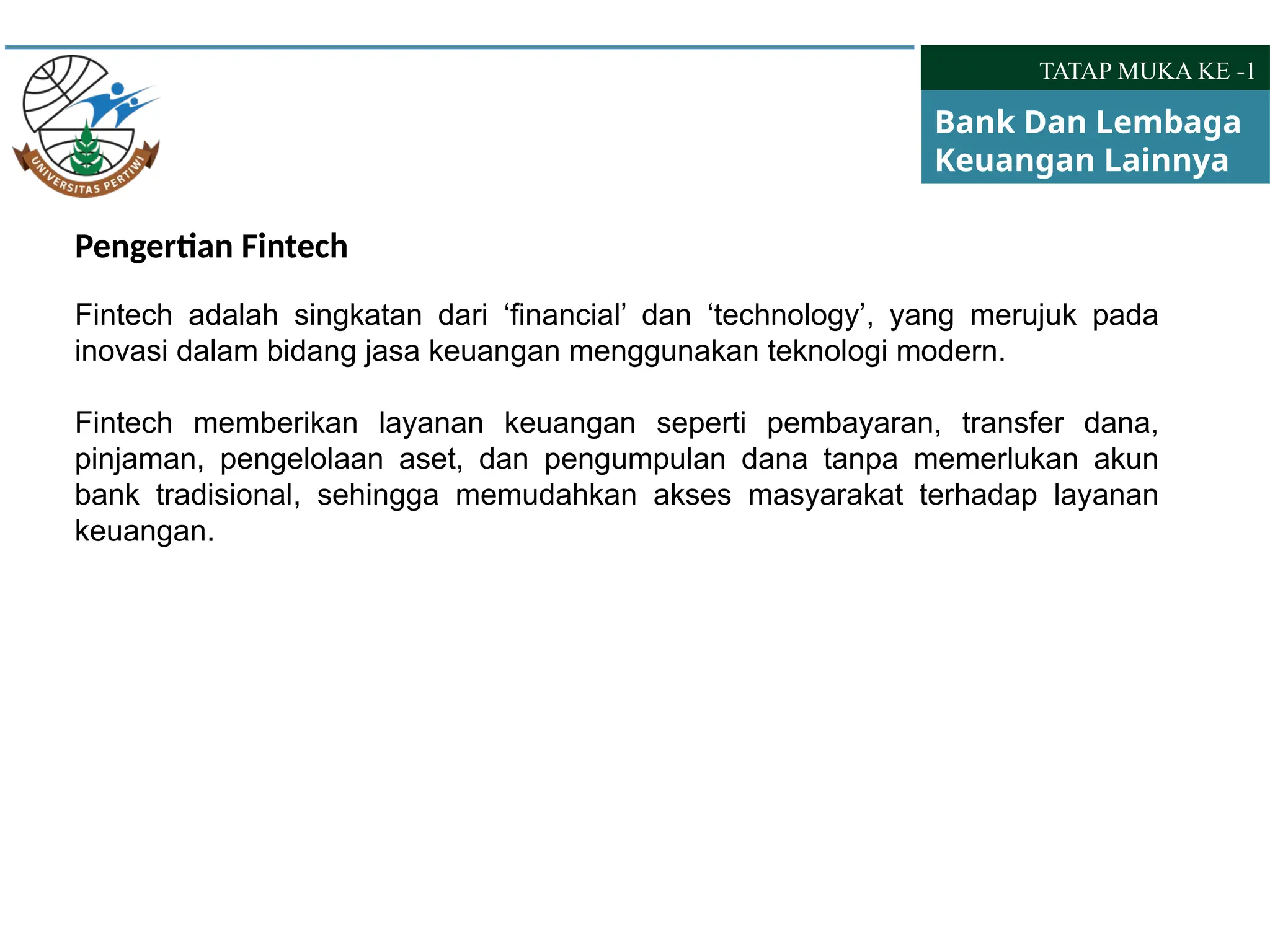 mengenal apa itu financialtechnology (fintech) | PPTX