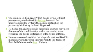 Sesi 10 pengantar kitab samuel | PPTX