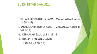 Sesi 10 pengantar kitab samuel | PPT