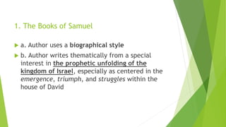 Sesi 10 pengantar kitab samuel | PPT