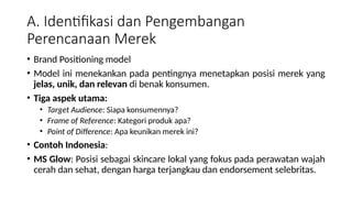 CMM 304 Manajemen Produk dan Merek: Membangun Brand dan Positioning | PPTX