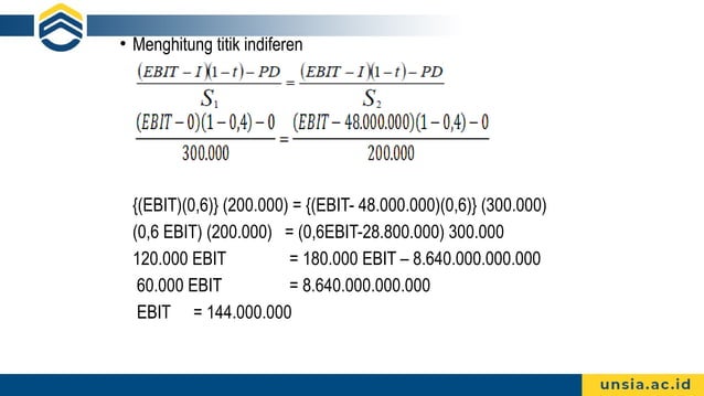 Sesi 11 Kebijakan Struktur Modal - Analisis EBIT-EPS.pptx