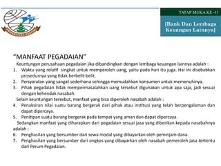 materi bank dan lembaga keuangan pegadaian | PPTX