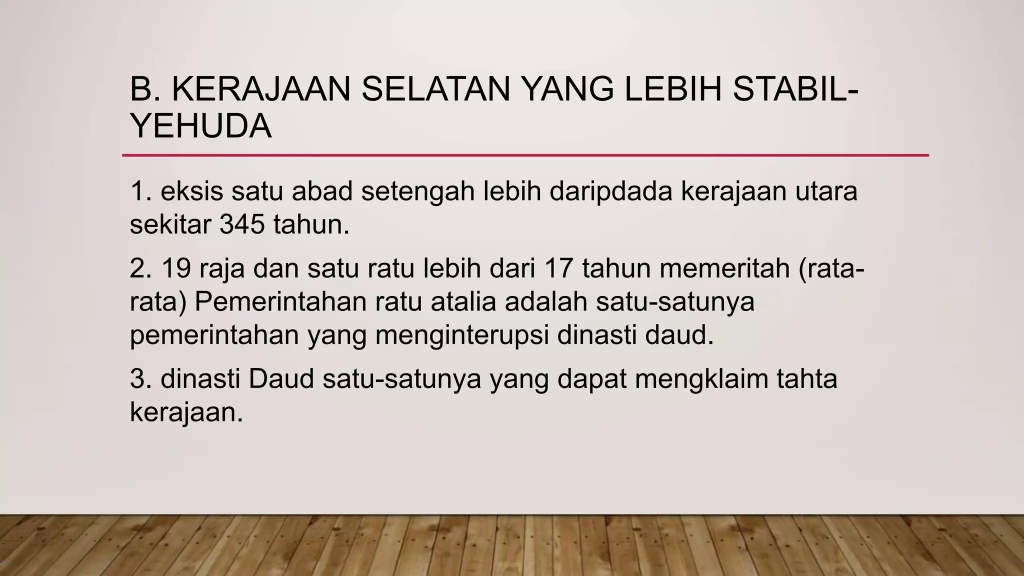 Sesi 12. Kerajaan Israel (Utara) dan Yehuda (.ppt