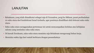 Sesi 12. Kerajaan Israel (Utara) dan Yehuda (.ppt