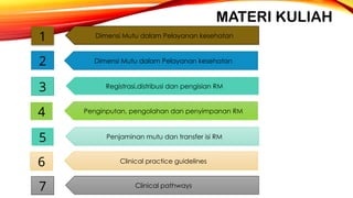 mutu pelayanan di rumah sakit dan puskesmas | PPTX