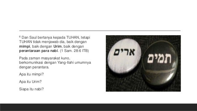 Sesi 13 teks dari kitab samuel dengan metode naratif dan historis ...