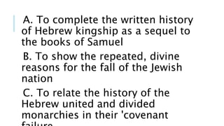 Sesi 16 kitab raja raja | PPT