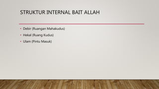 Sesi 18 bait allah salomo | PPTX