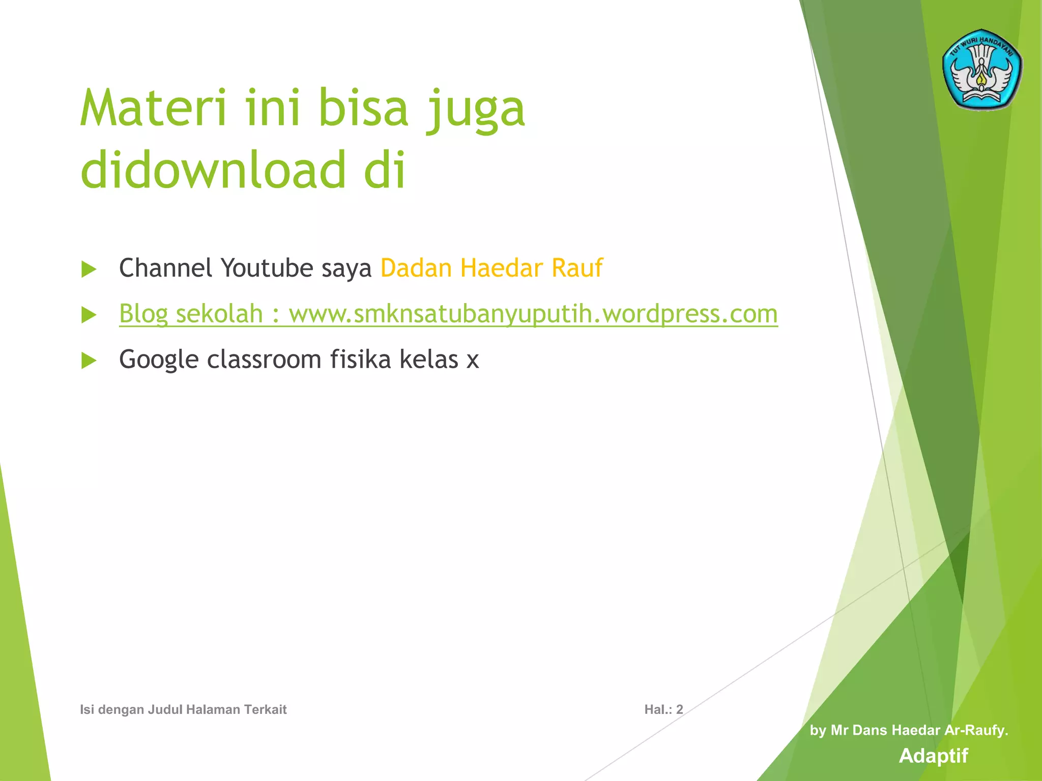 Sesi 1 besaran dan satuan | PPT