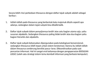 Power Point Sesi pertama Mata Kuliah TESAURUS.ppt