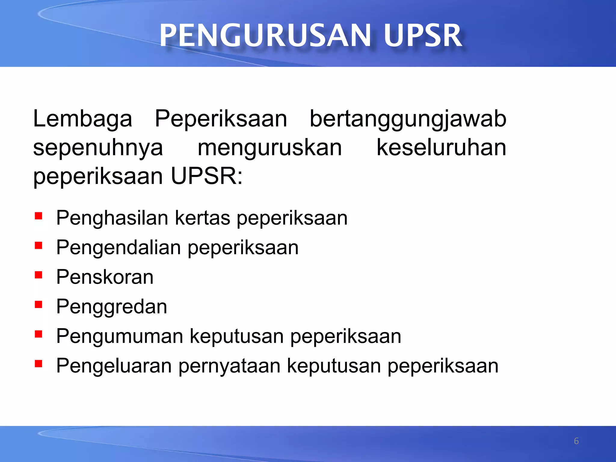 Sesi 1 taklimat format upsr mulai 2016 dan operasi ( | PDF