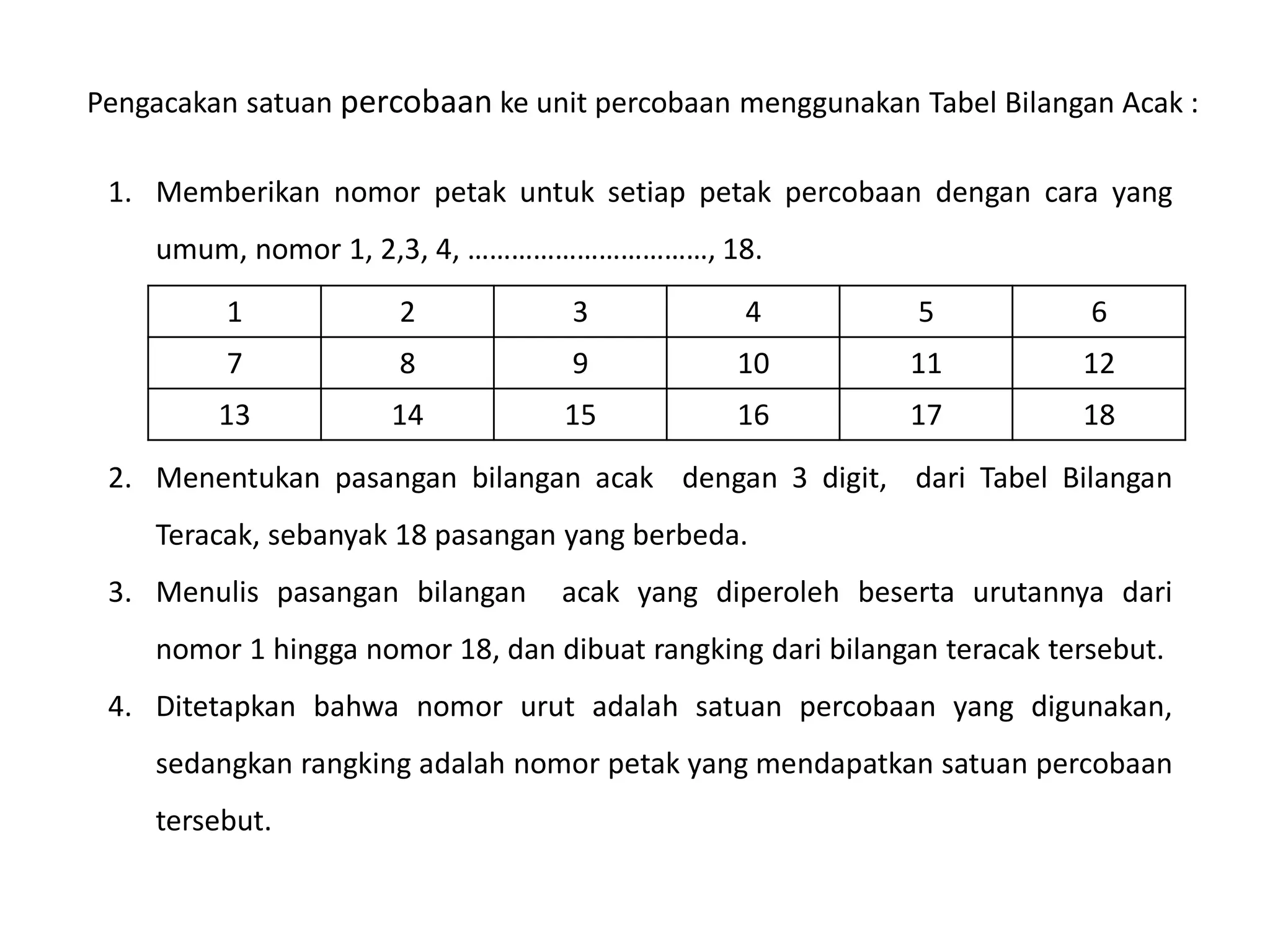 Rancangan Acak Lengkap Percobaan Satu Faktor | PDF